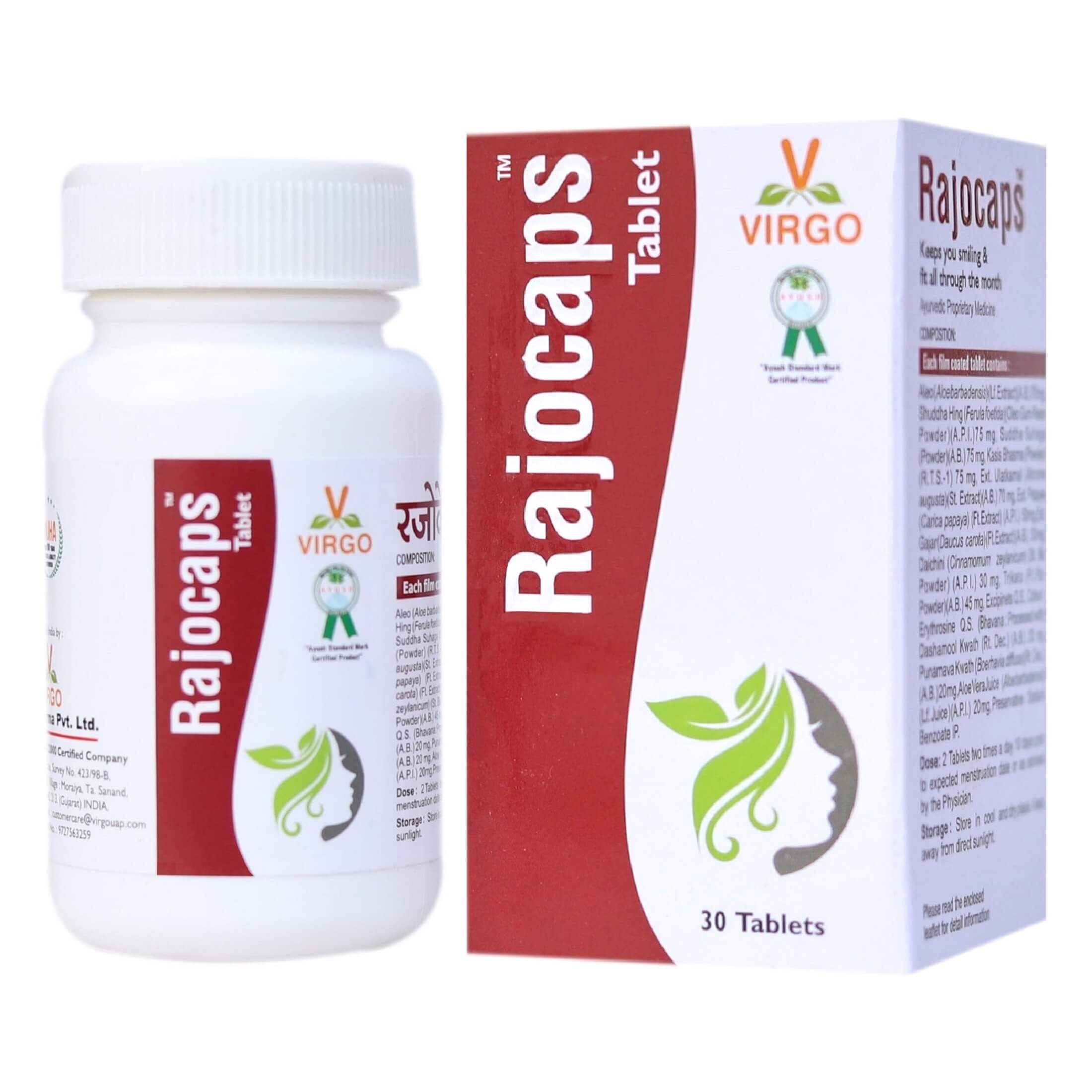 Virgo Rajocaps Tablets (60 Tablets) (30 Tablets X 2) – Uniherbs India