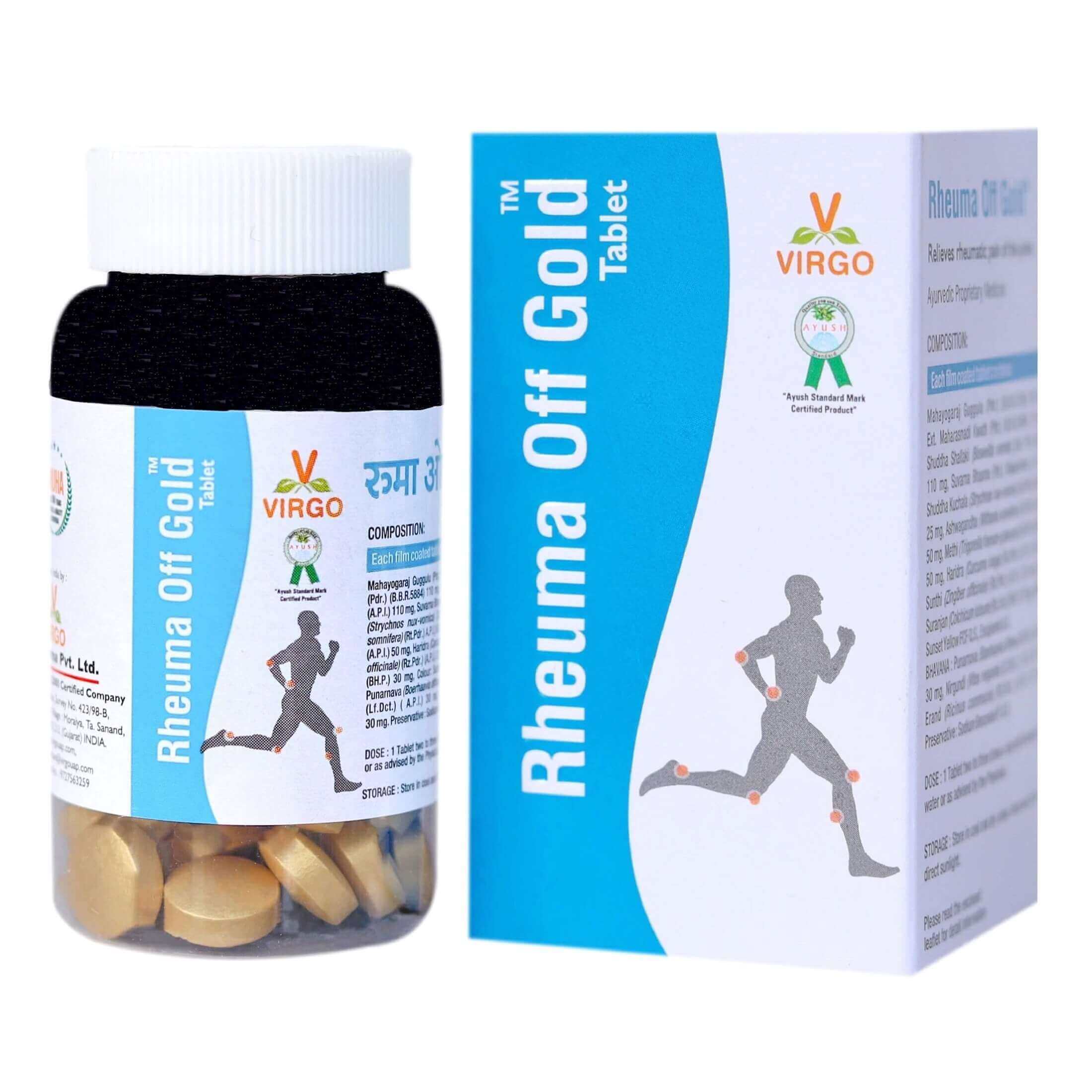 Virgo Rheuma Off Gold Tablets (60 Tablets) (30 Tablets X 2) – Uniherbs ...