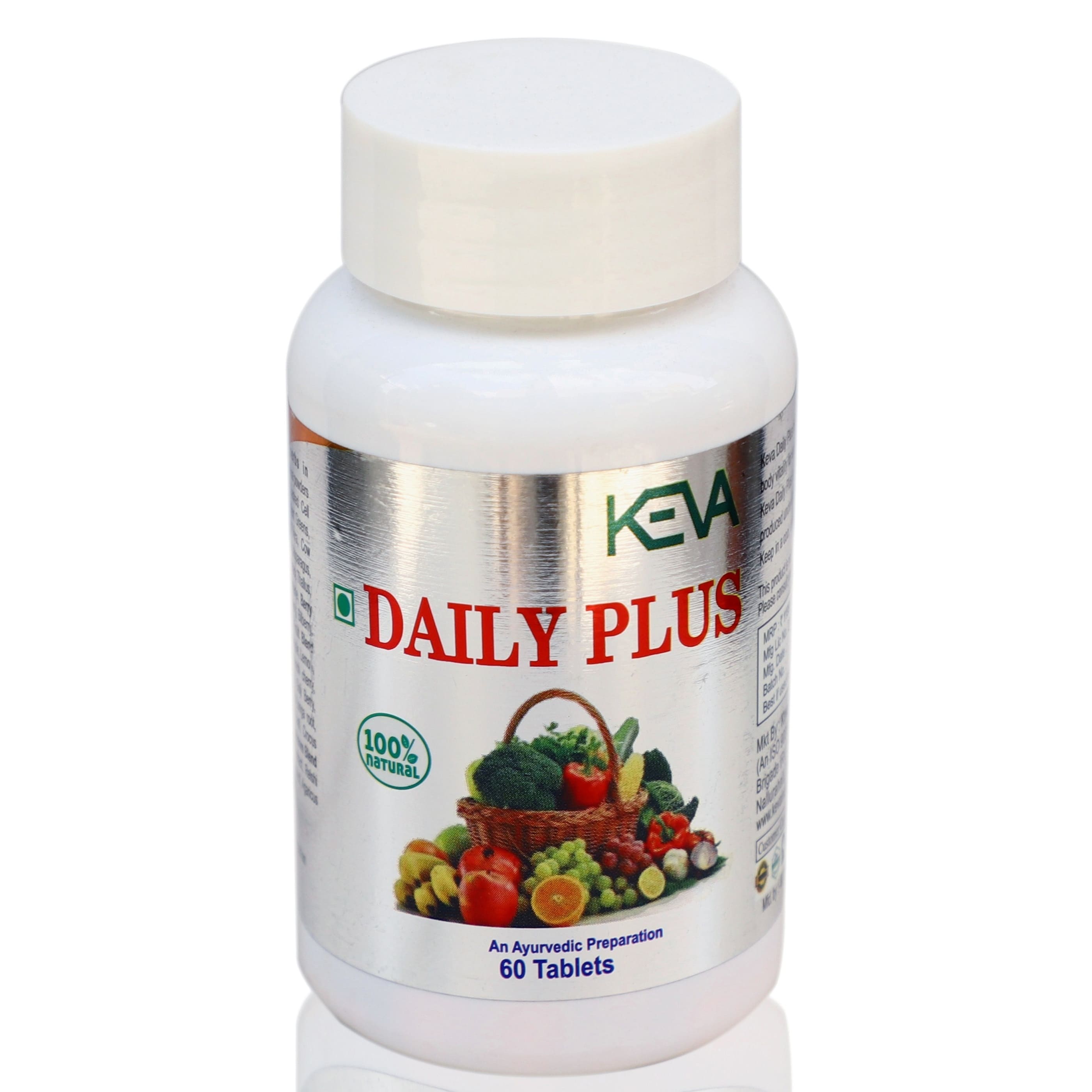 Keva Daily Plus Tablets (60 Tablets) : Enriched with Multivitamins, An ...