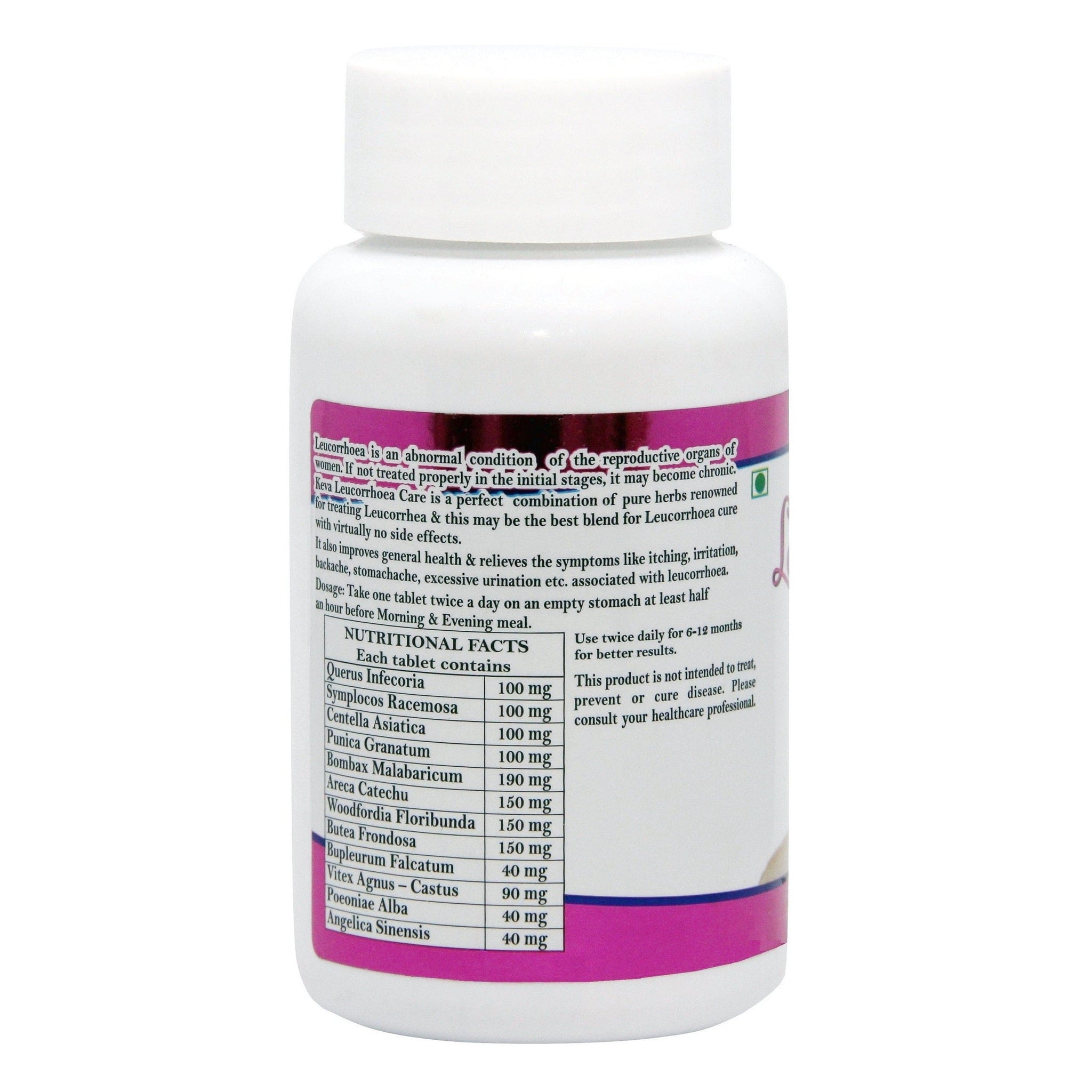 Keva Leucorrhea Care Tablets (60 Tablets) – Uniherbs India