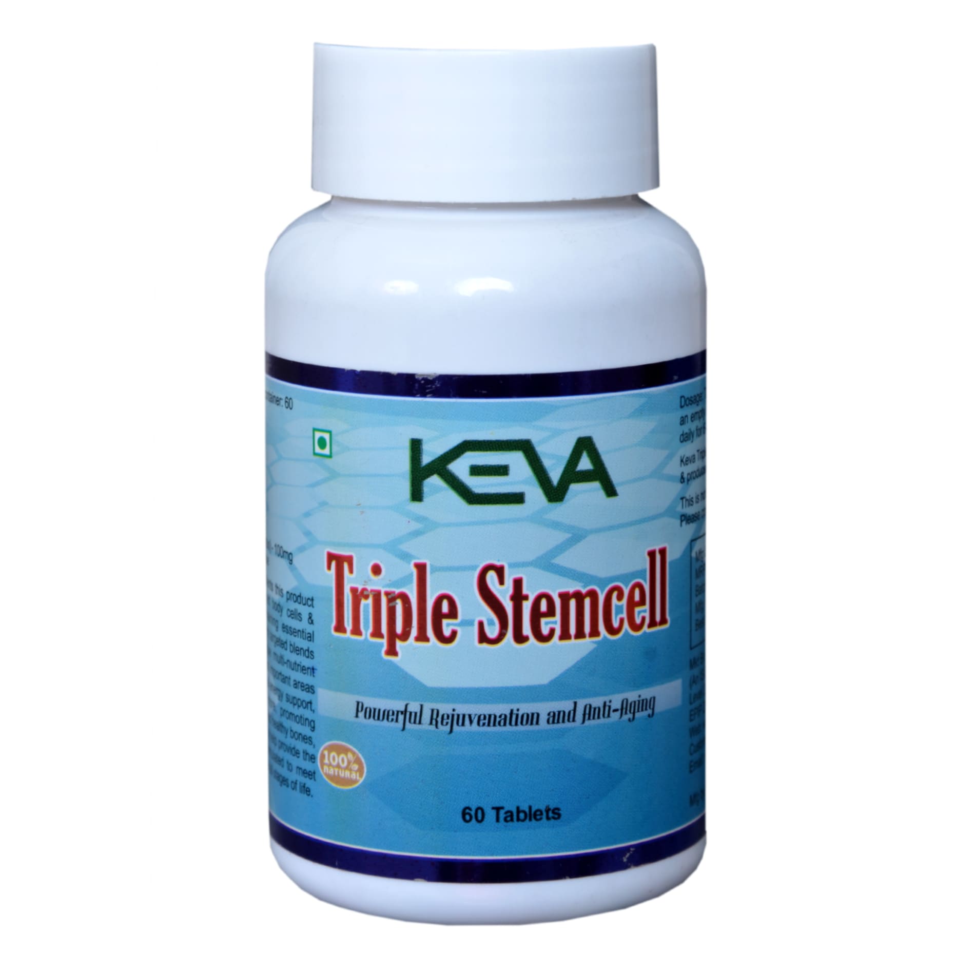 Buy Keva Triple Stem Cell (60 Tablets) – Uniherbs India